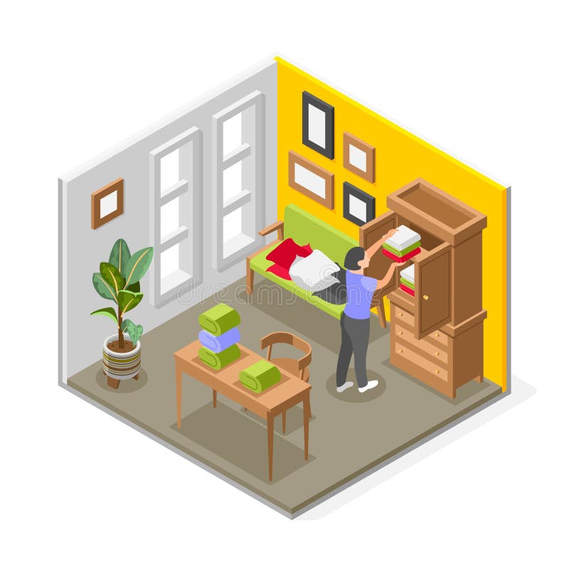 Decluttering Stock Illustrations – 999 Decluttering Stock Illustrations ...