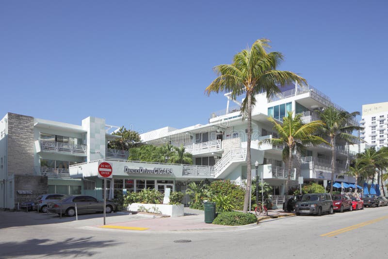 Deco Drive Cigars Ocean Drive Editorial Photo - Image of modern ...