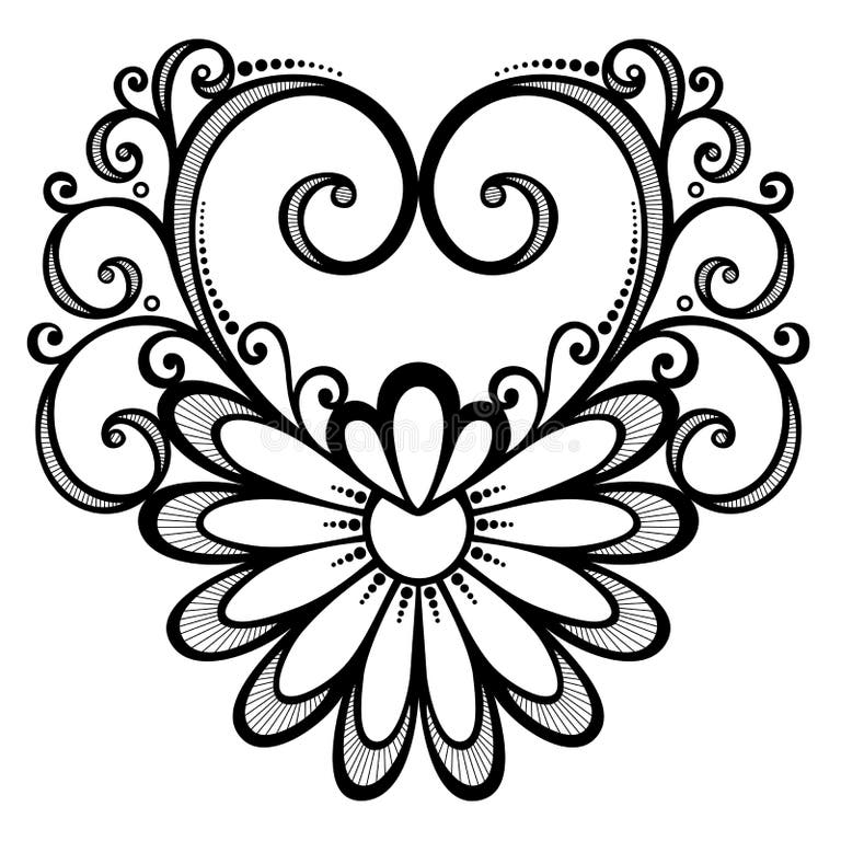 Heart Deco Stock Illustrations – 9,021 Heart Deco Stock Illustrations ...