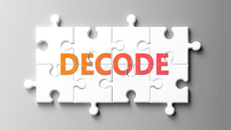 Decode Complex Like a Puzzle - Pictured As Word Decode on a Puzzle ...