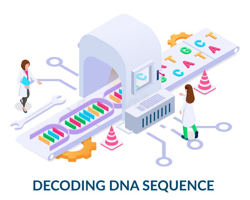 Dna Genetic Letters Sequence Stock Illustrations – 51 Dna Genetic ...