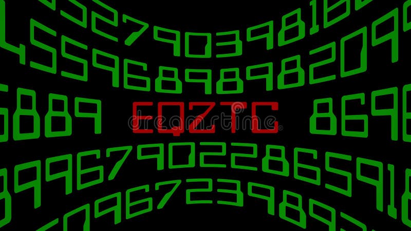 Decoding on Computer Screen Concept Stock Illustration - Illustration ...