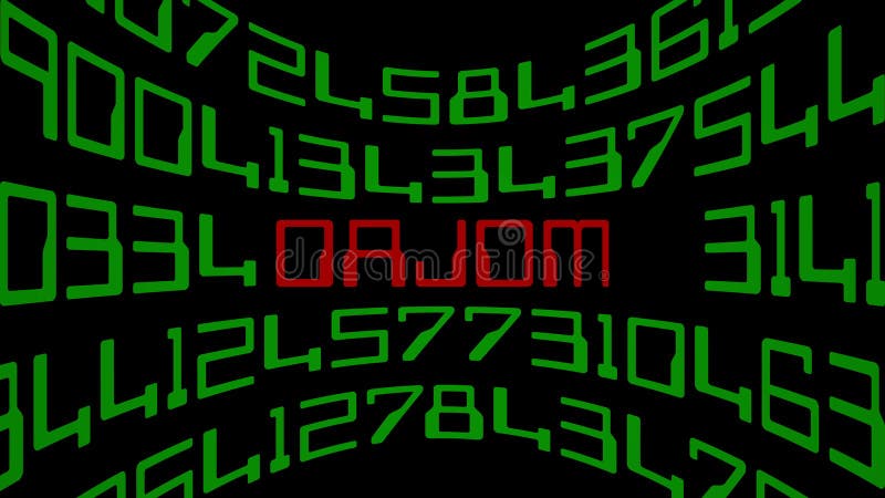 Decoding on Computer Screen Concept Stock Illustration - Illustration ...