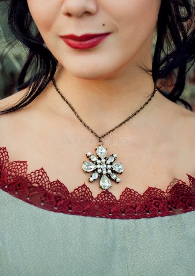 Decollete of Young woman stock image. Image of young - 26158659