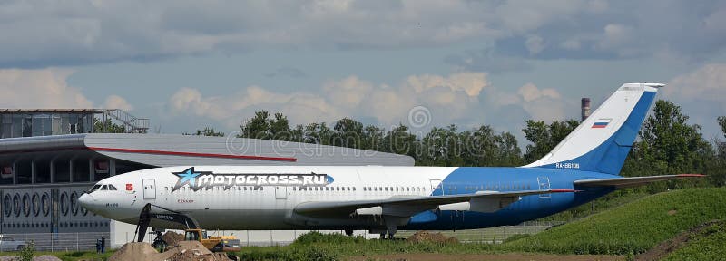 Decommissioned Aircraft IL 86 Editorial Stock Photo - Image of december ...