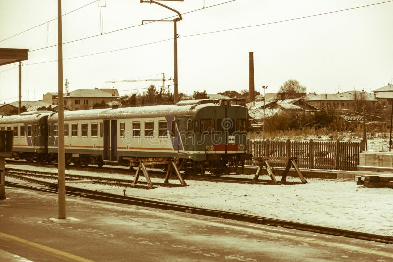 Decommissioned Train stock image. Image of train, railway - 32295565