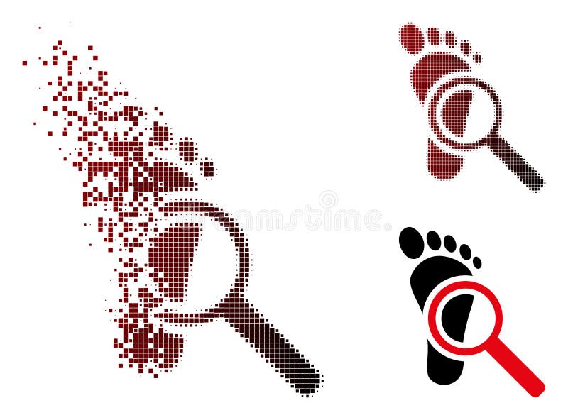 Pixel Footprint Stock Illustrations – 477 Pixel Footprint Stock ...