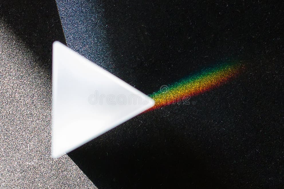 The Decomposition of Light in a Prism Stock Photo - Image of colour ...