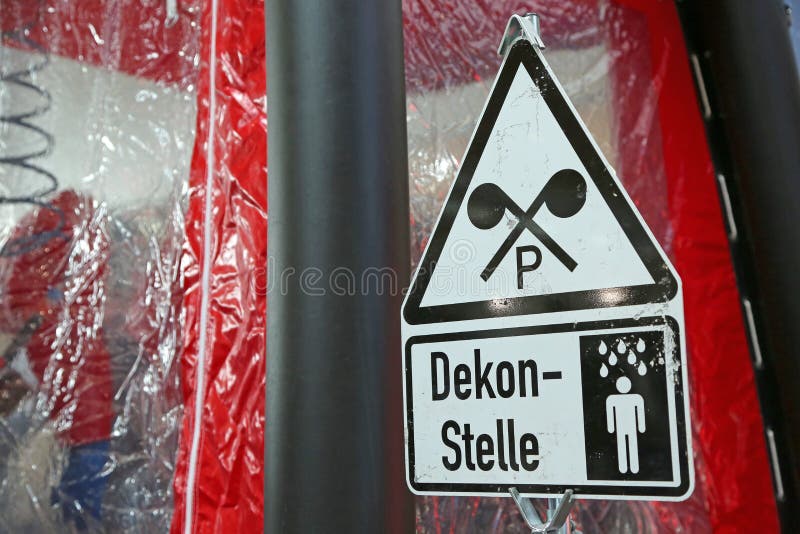 Decon-site stock image. Image of alert, coronavirus - 176438913