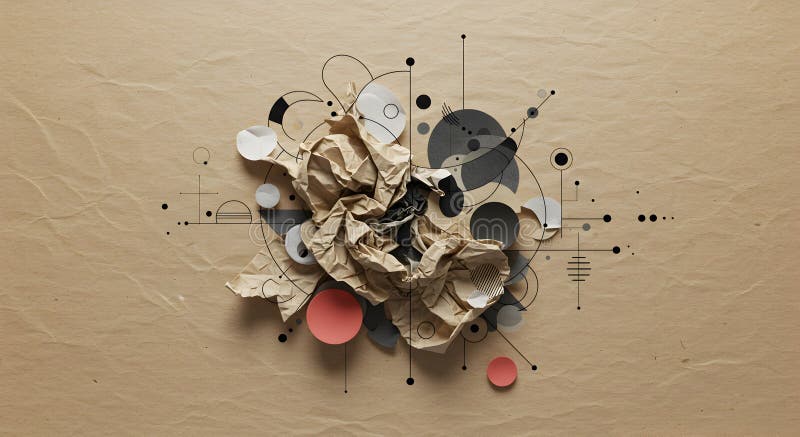 Deconstructed Complexity: a Conceptual Composition of Crumpled Paper ...