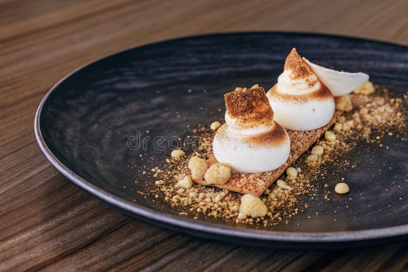 Deconstructed Lemon Meringue Pie with Toasted Meringue, Crumbles, and ...