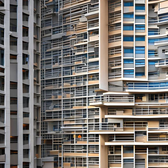 17 a Deconstructivist-style Building with Fragmented Shapes and an ...