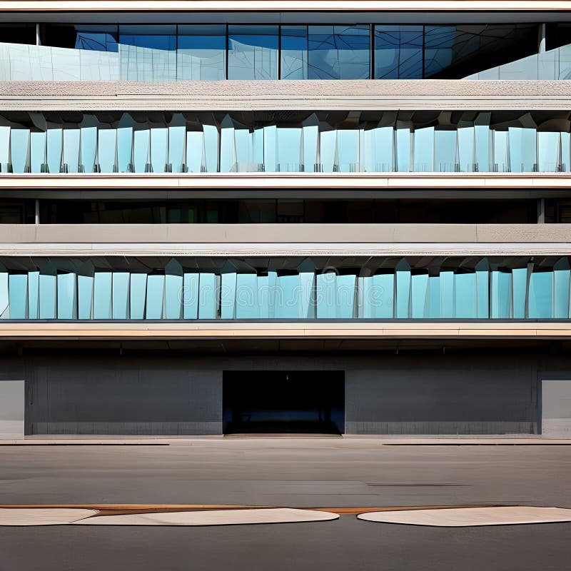 17 a Deconstructivist-style Building with Fragmented Shapes and an ...