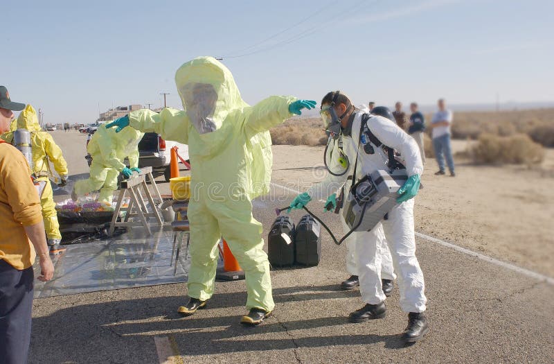 Decontamination stock image. Image of suit, emergency, weapons - 195227