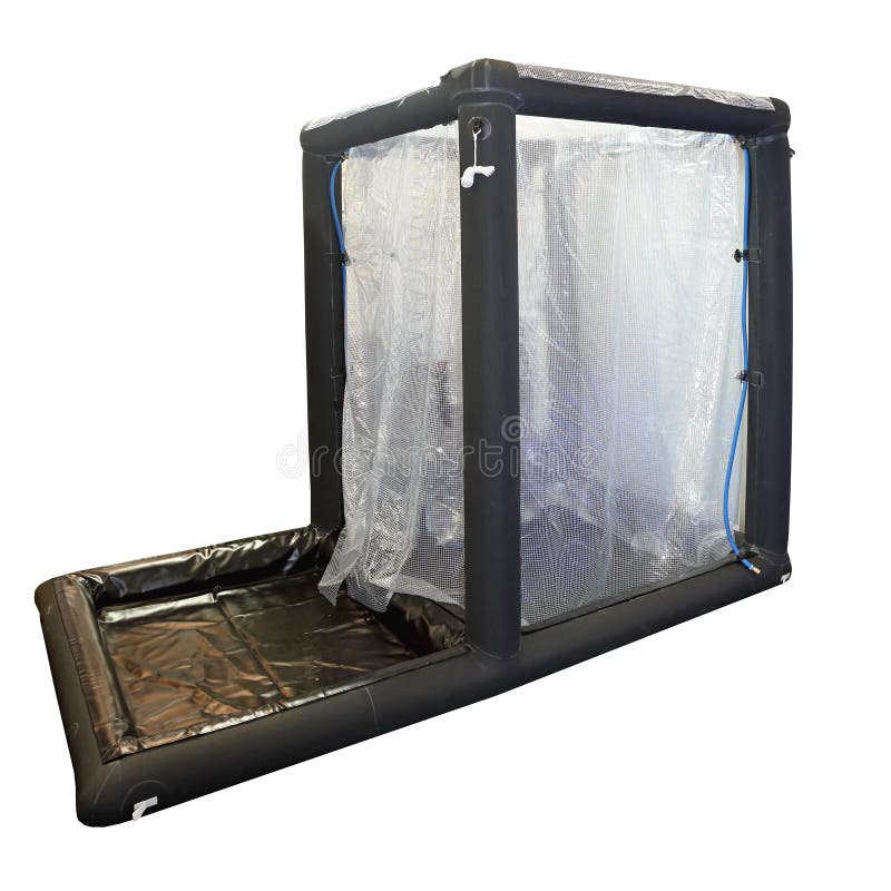 Decontamination Shower stock image. Image of isolated - 117461567