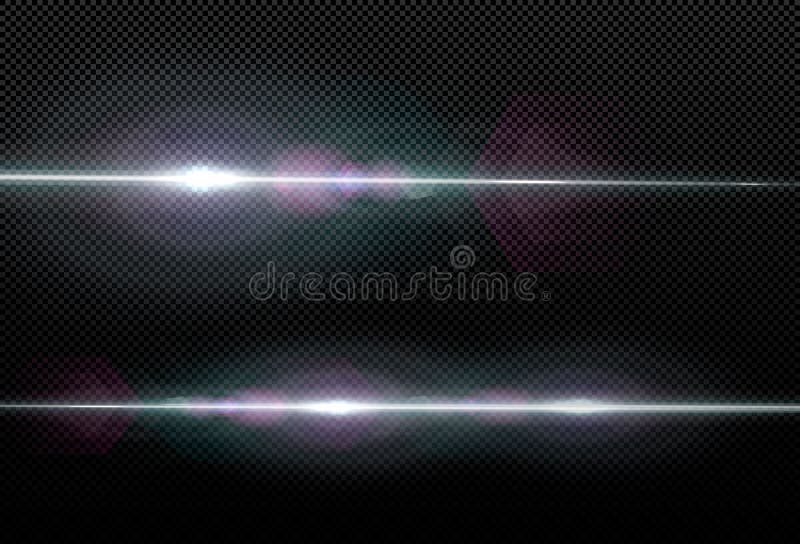 Horizontal Star Burst Rays and Spotlight Stock Vector - Illustration of ...