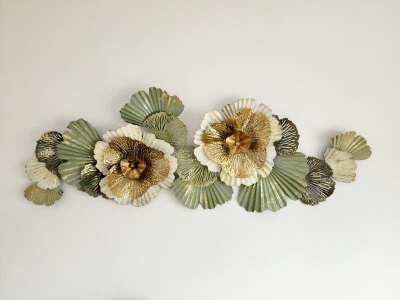 Decor in the Form of Decorative Shells for House Wall Stock Image ...