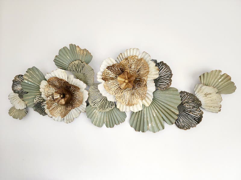 Decor in the Form of Decorative Shells for House Wall Stock Image ...
