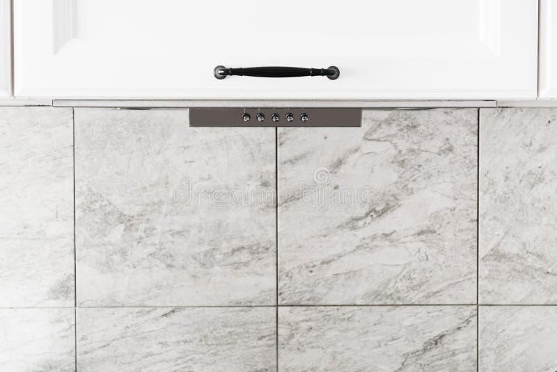 Decor of Interior Design with Modern Kitchen Showing Extractor Fan ...