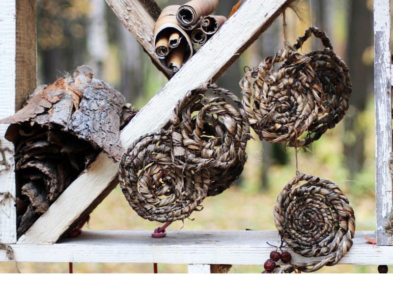 Decor Made of Natural Materials, Interior and Design Stock Photo ...