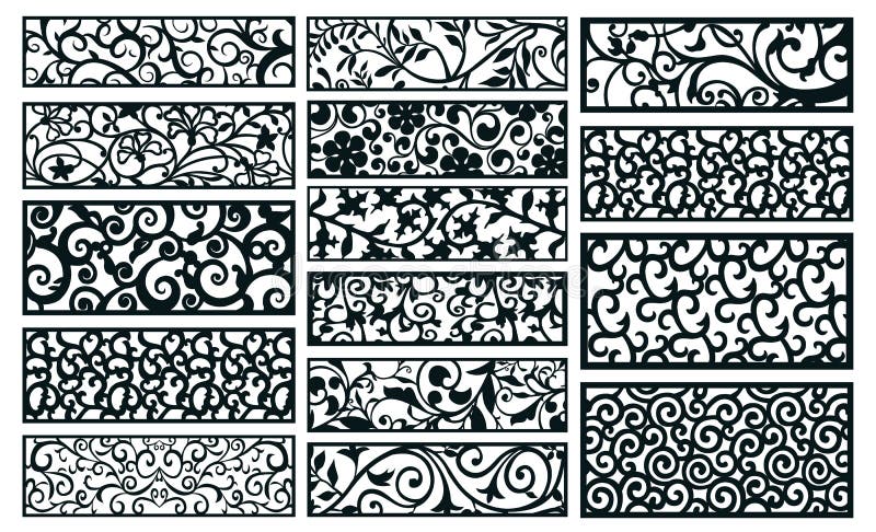 Decor pattern collections stock vector. Illustration of wallpaper ...