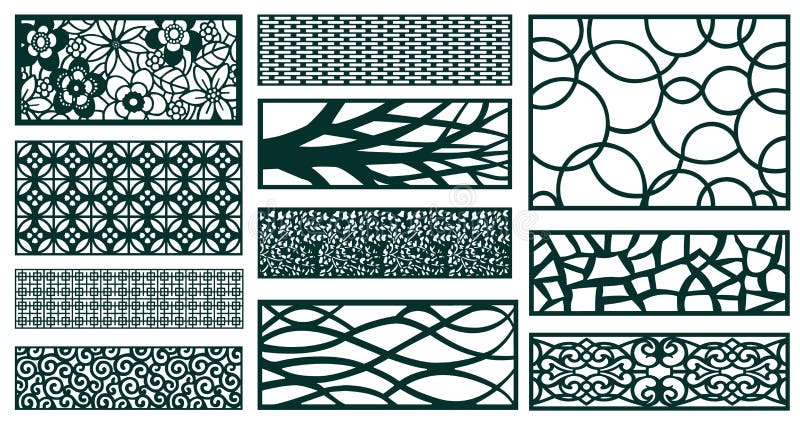 Decor pattern collections stock vector. Illustration of element - 64105127