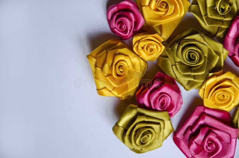 Handmade Roses for Decoration Stock Photo - Image of handmade ...