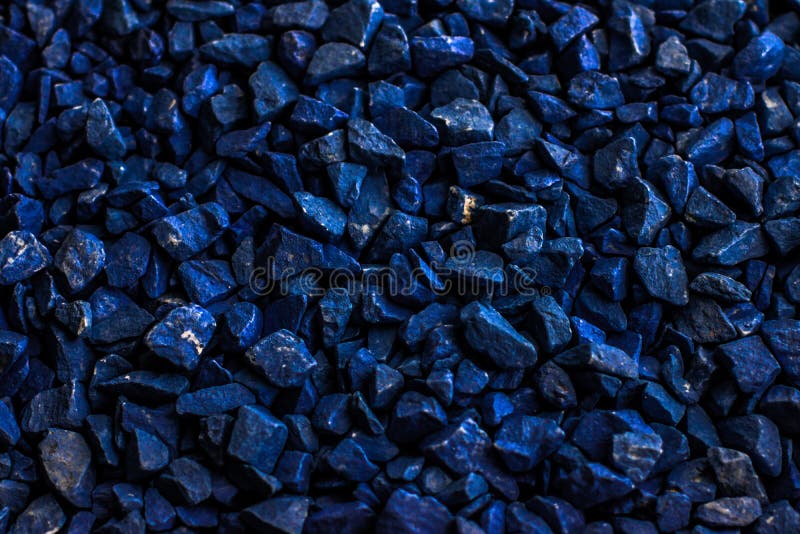 Dark Blue Stone Pebbles As Abstract Background Texture, Landscape ...