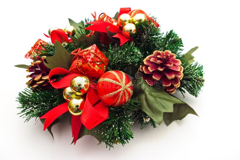 Decoração De Grinalda De Natal Foto de Stock - Imagem de xmas, decore ...