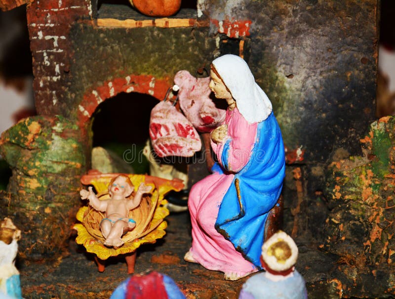 Natal religioso foto de stock. Imagem de festive, pinho - 6444856