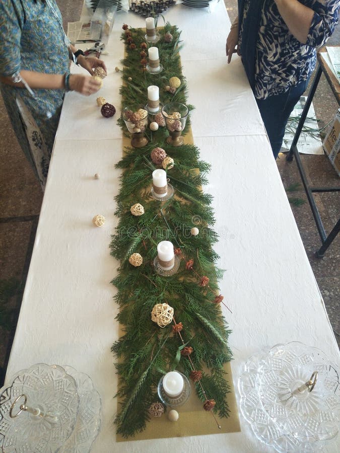 Decoración Con Objetos Naturales Imagen de archivo - Imagen de hermoso ...