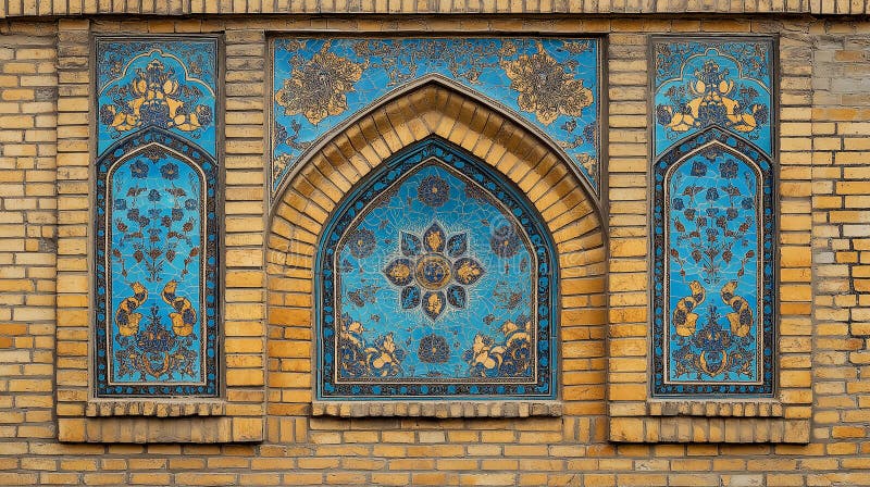 Decorated Ceiling of Blue or Sultan Ahmed Mosque, Ancient Ceramic Tile ...