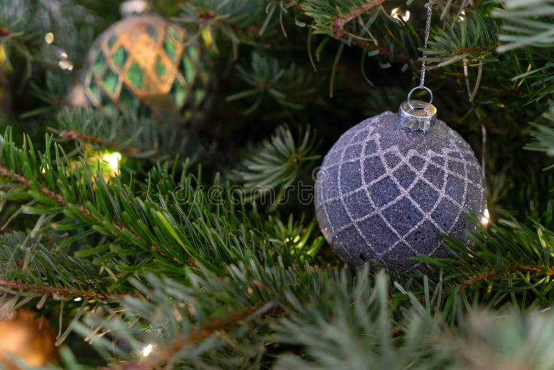 Decorated Cristmas tree stock photo. Image of ecological - 231846766