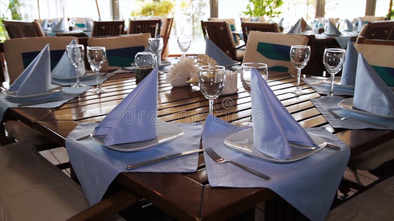 A Decorated Dinner Table. Scene. Beautiful Table Decoration in the ...