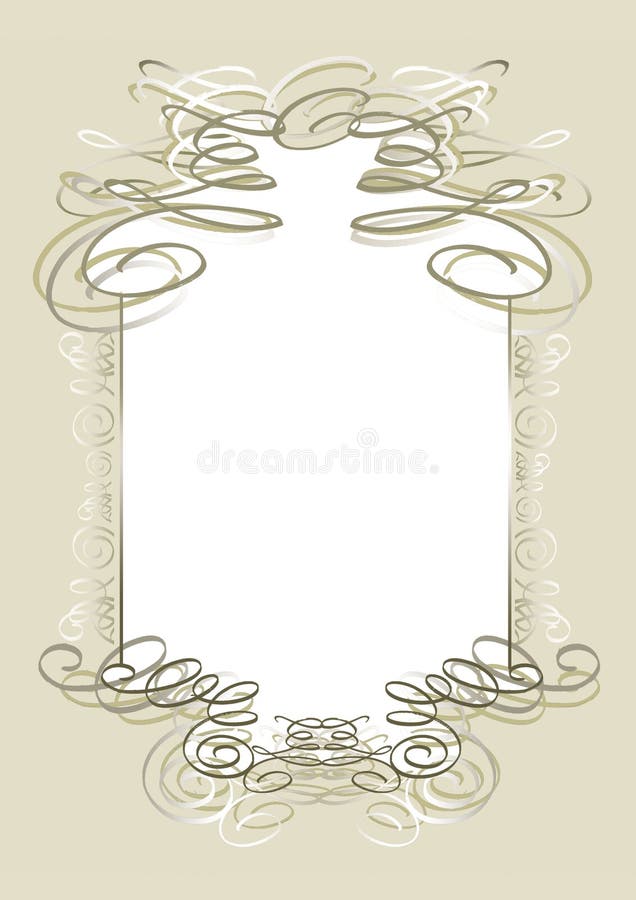 Decorated frame stock illustration. Illustration of page - 587366