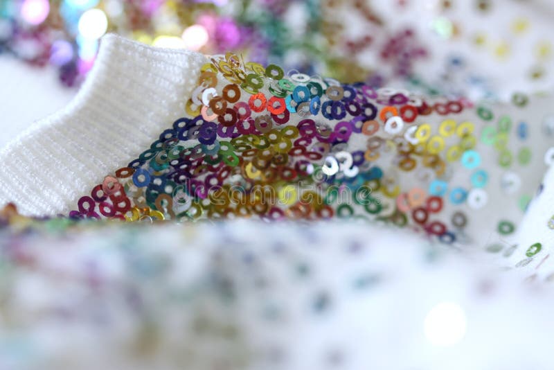 Fashionable Spangly Garment Stock Photo - Image of cotton, beautiful ...
