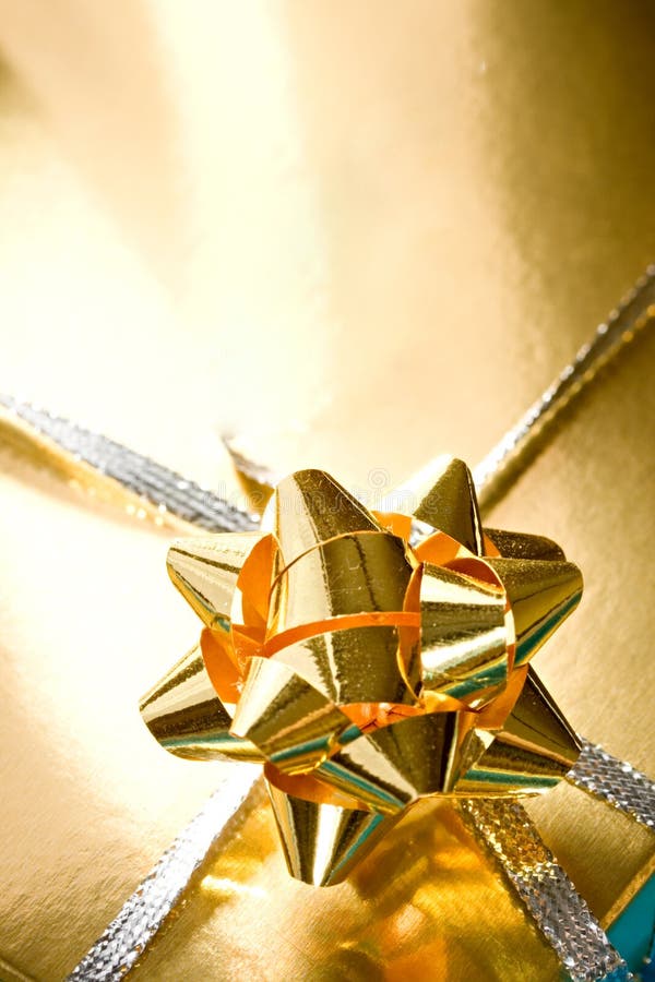 Decorated gift box stock photo. Image of ribbon, anniversary - 22130614