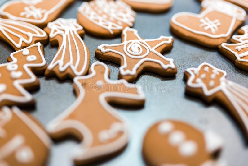 Decorated gingerbread stock photo. Image of dessert, bakery - 69871378