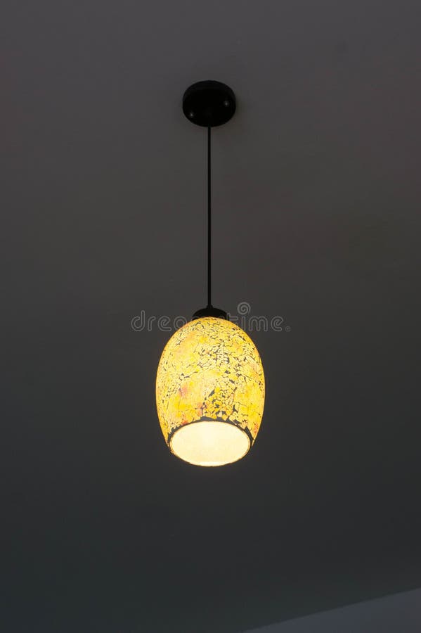 Decorated Lamps Ceiling Light Stock Image - Image of decorated ...