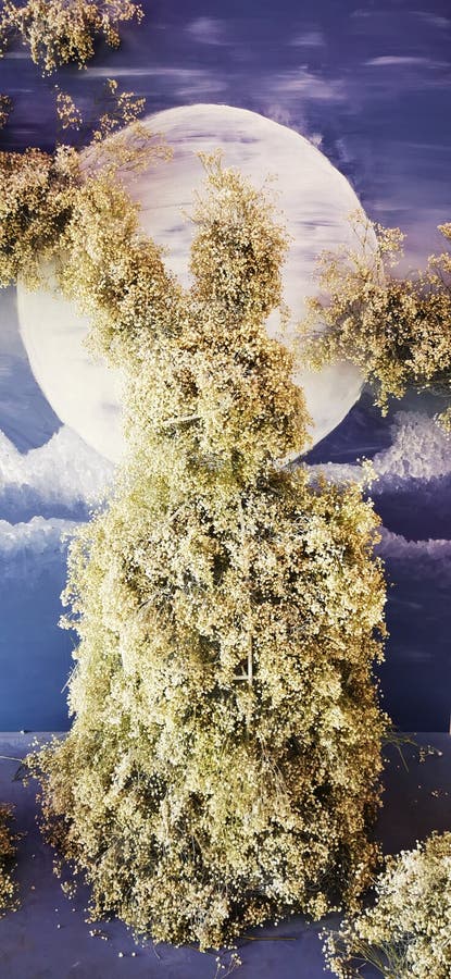 Decorated Rabbit from Cutting Down a Tree with the Moon in the ...