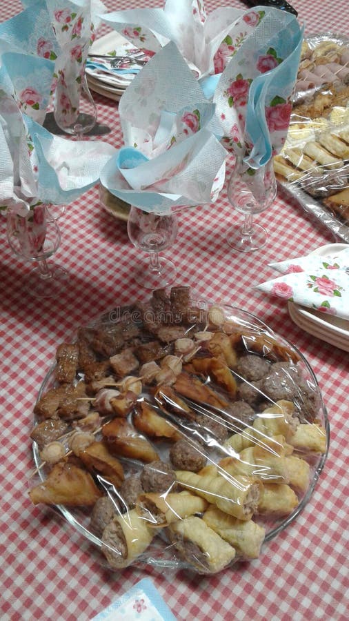 Decorated snacks table stock photo. Image of party, birthday - 162859330