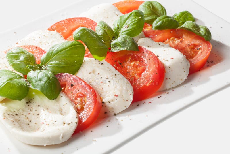 Decorated tomato Plate stock image. Image of dinner, homemade - 38179357
