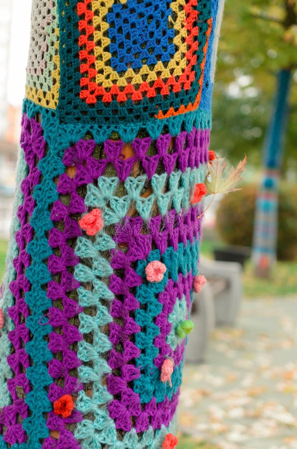 Decorated tree trunks stock photo. Image of brown, tint - 60052850