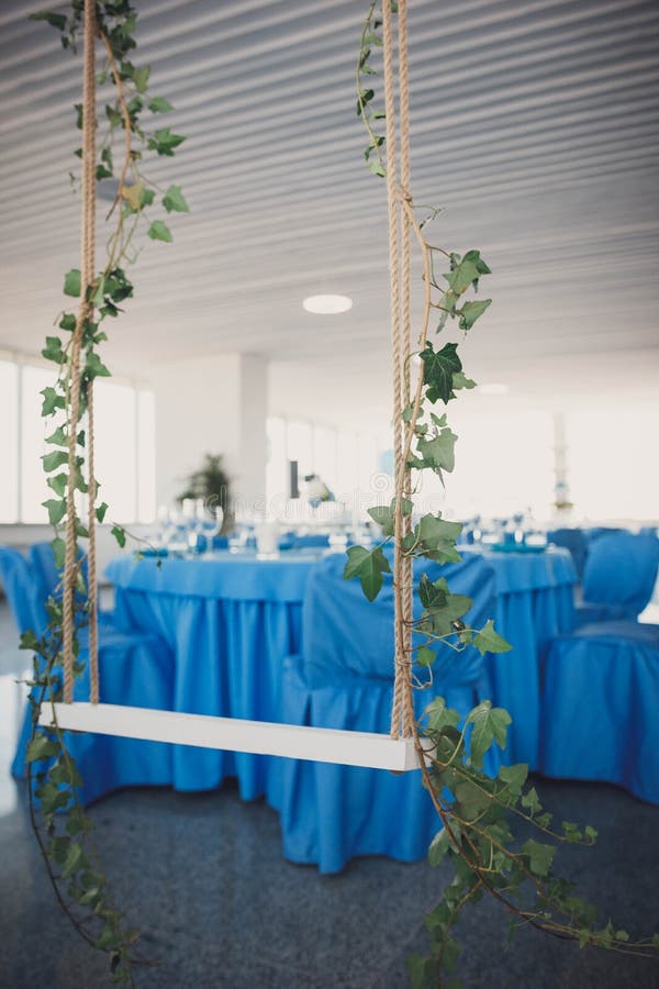 Decorated wedding table stock photo. Image of arrangement - 82954798