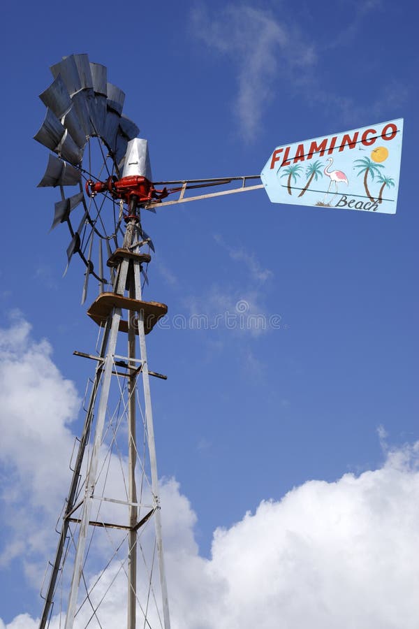 Decorated wind pump stock photo. Image of mediterranean - 7109942
