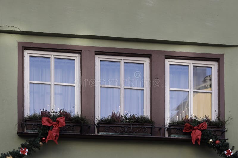 Decorated windows stock image. Image of windows, decorated - 167204131
