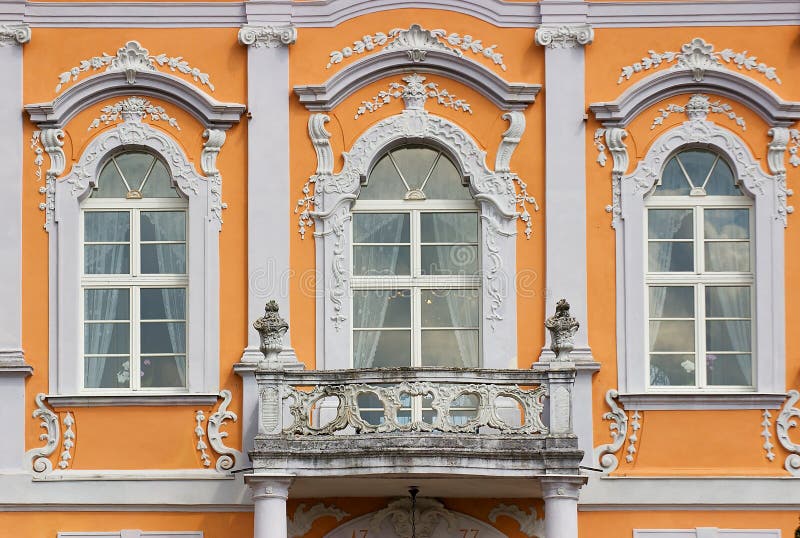 Decorated windows stock photo. Image of decorated, chateau - 58349376