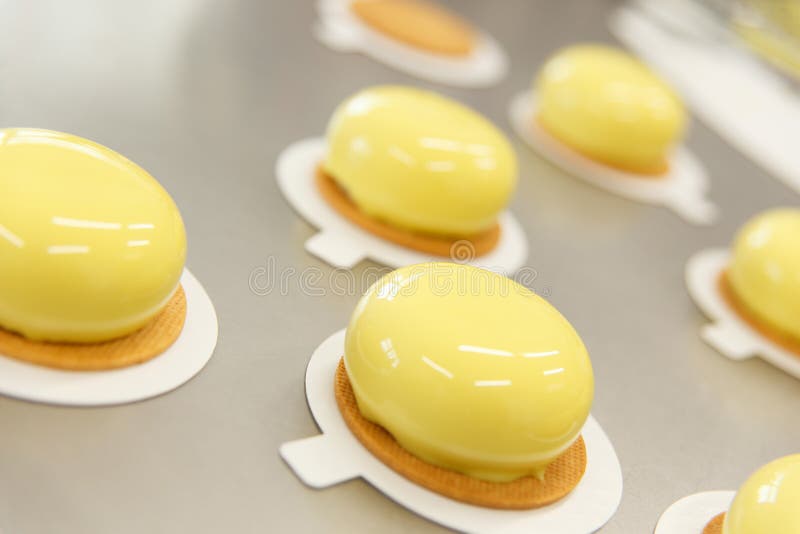 Decorates Glazed Pastries Waits for a Decorative Elements Stock Image ...