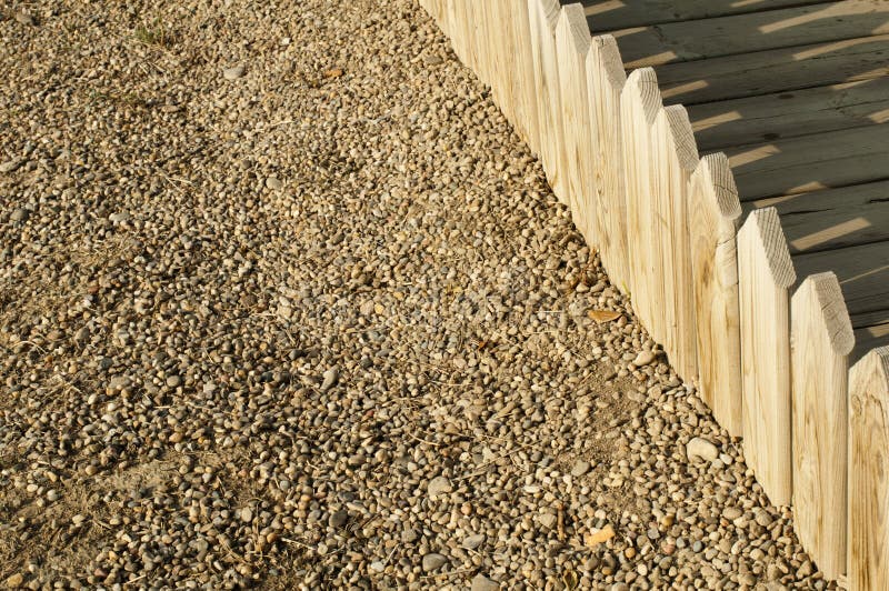 Decoratieve Omheining in Tuin Stock Foto - Image of decor, steen: 27190788