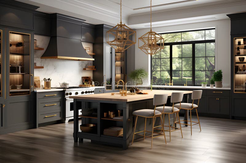 Decorating a Beautiful Kitchen of Timeless Classic Style Integrate ...